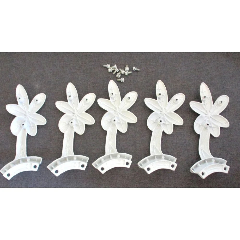Unbranded | Other | Set Of 5 Pastel Flower Ceiling Fan Blade Arms ...